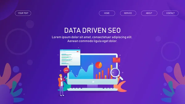 Website Speed Optimization Simply Vector Illustration Stock Vector by ©Sammby 277651462