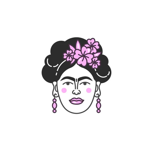 Frida kahlo vector Imágenes Vectoriales, Gráfico Vectorial de Frida ...