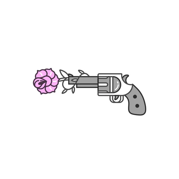 Pistola de flores Vector Art Stock Images | Depositphotos