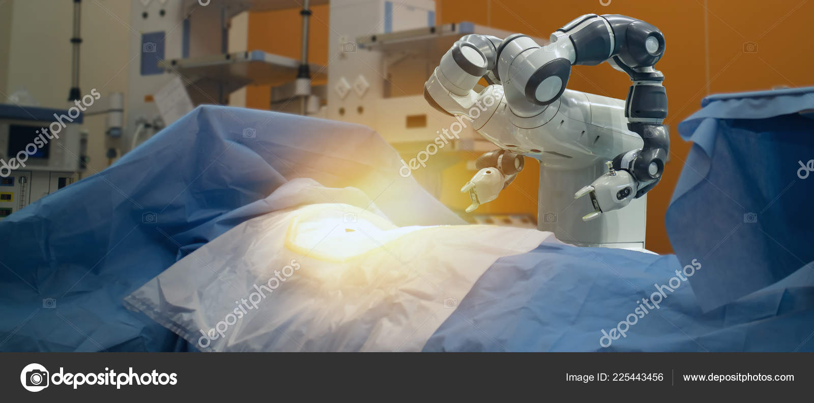 Smart Medical Technology Concept Advanced Robotic Surgery Machine ...
