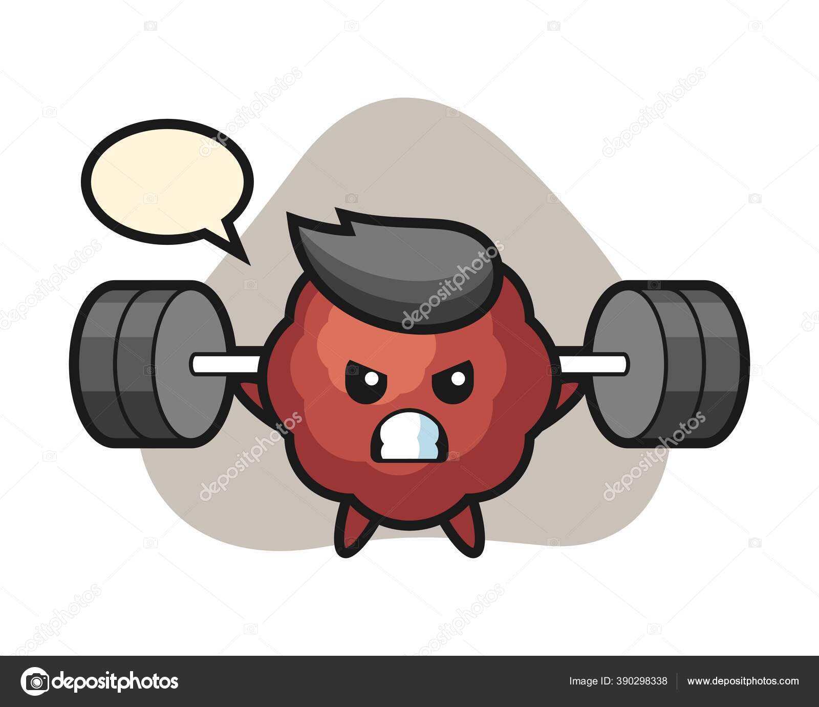 Funny Cartoon Meatball