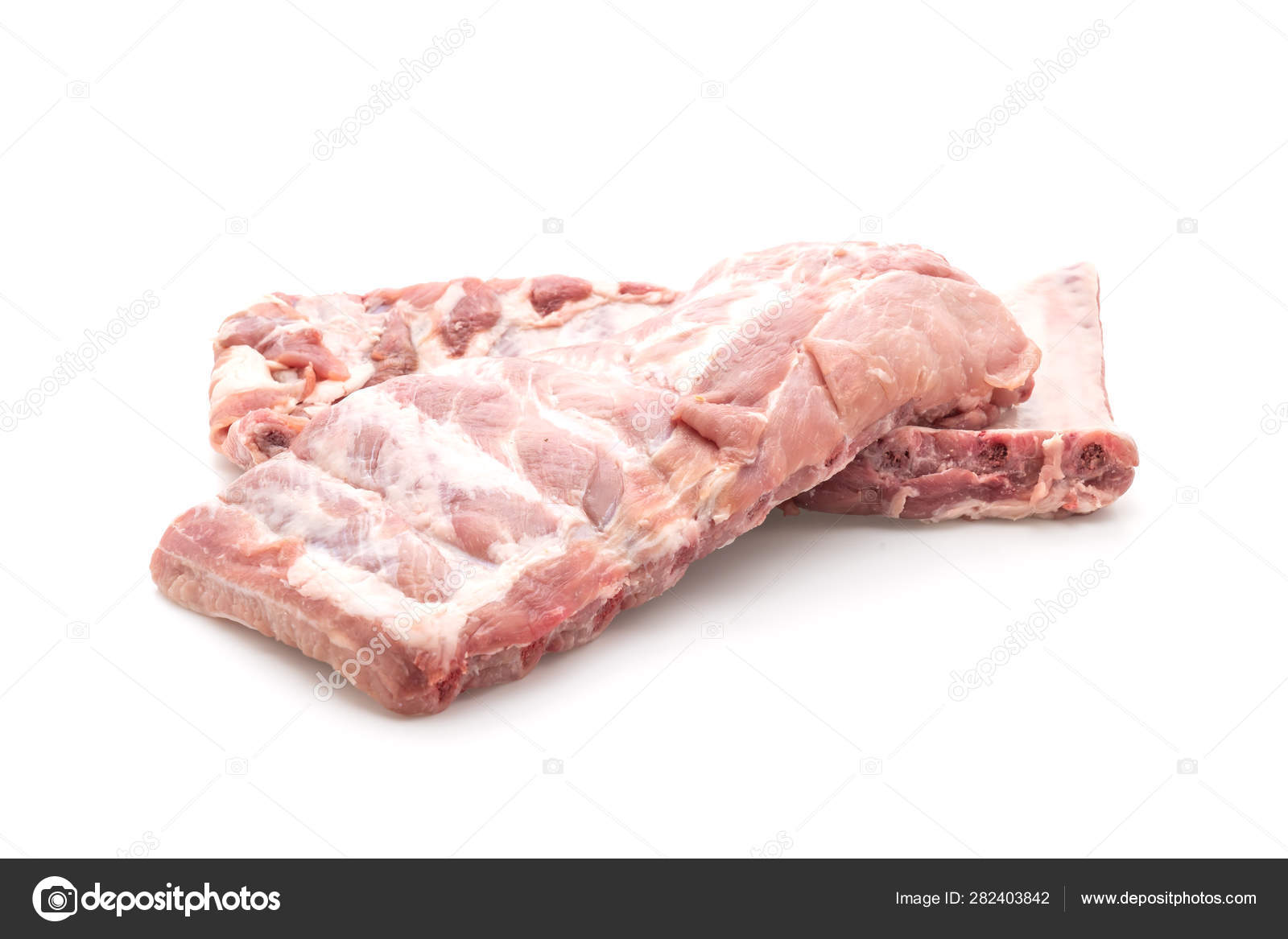 Fresh raw pork ribs Stock Photo by ©topntp 282403842