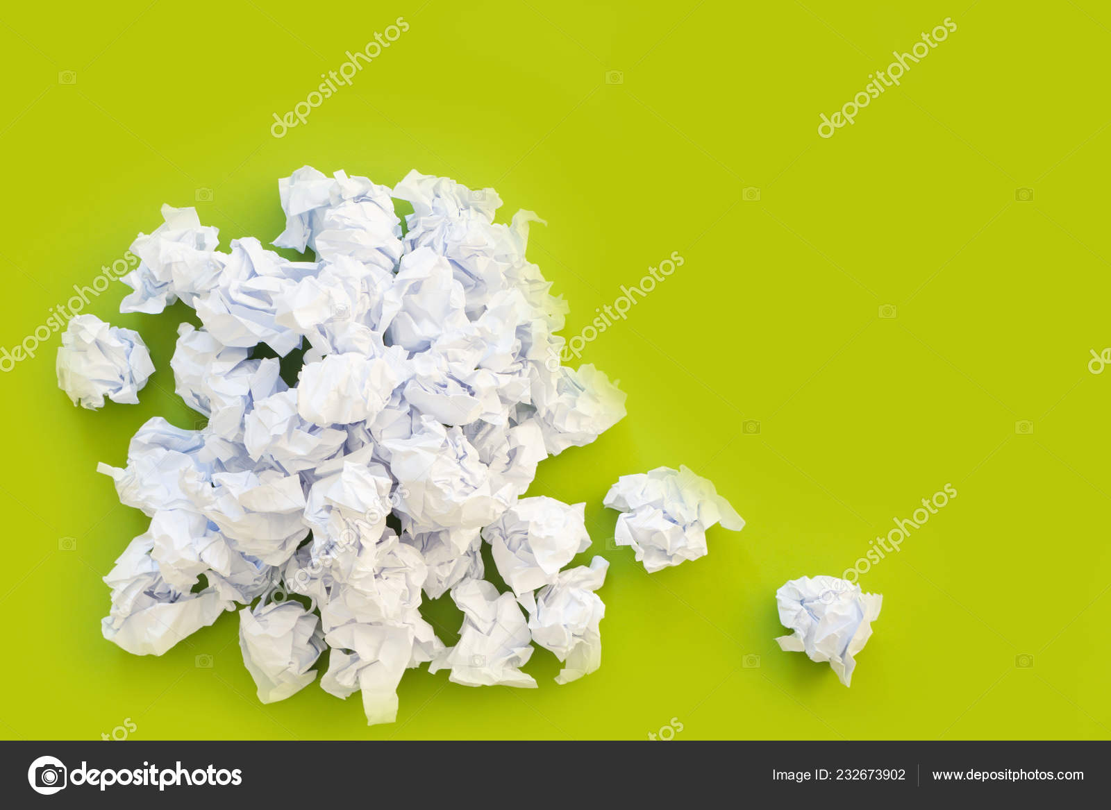 Pile Crumpled Paper Colored Background Stock Photo by ©dalivl@yandex.ru ...