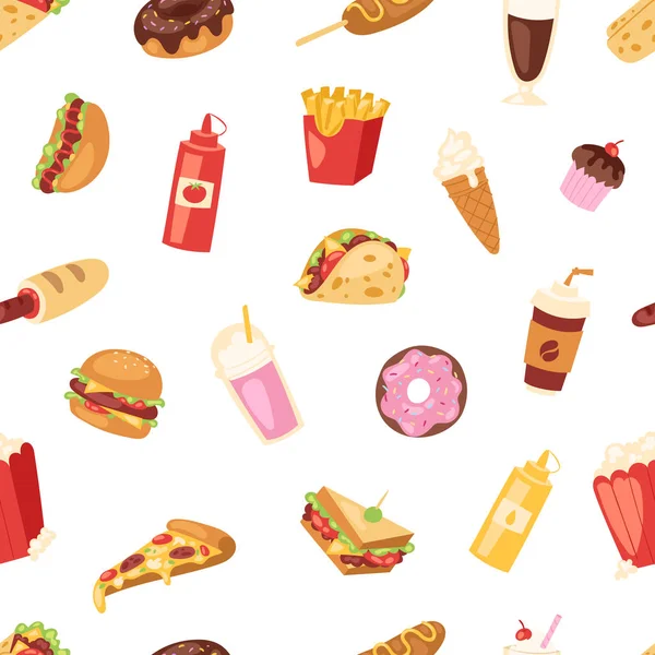 8,389,369 Fast food collage Vector Images | Depositphotos