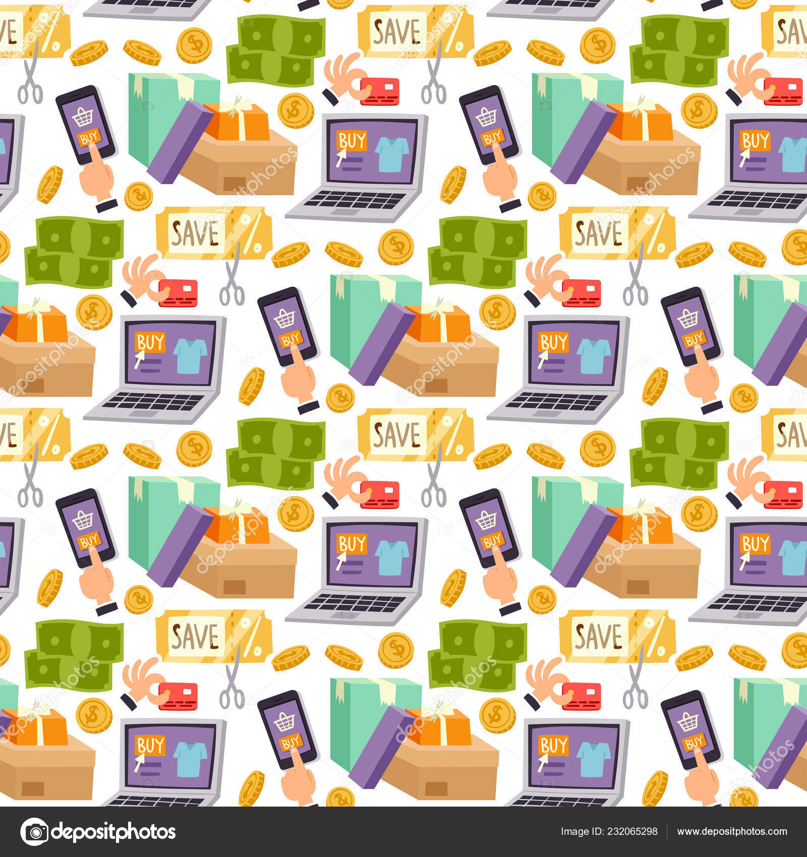 Shopping supermarket vector store shop grocery retro cartoon customers ...