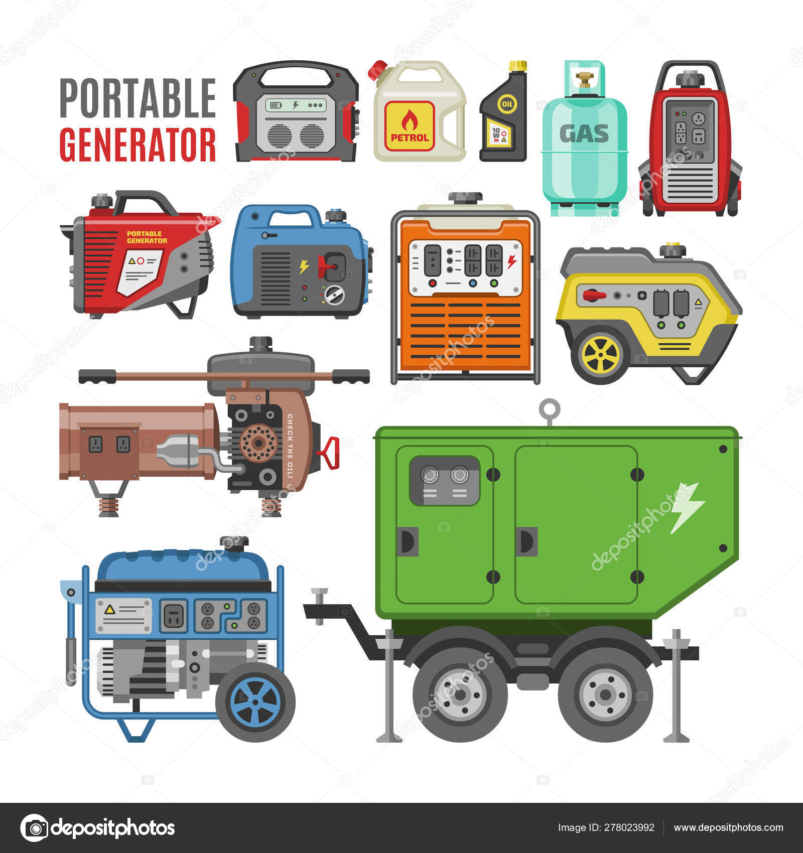 Electric Generator Clipart