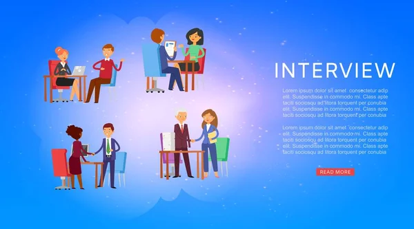 100,000 Interview flat Vector Images | Depositphotos