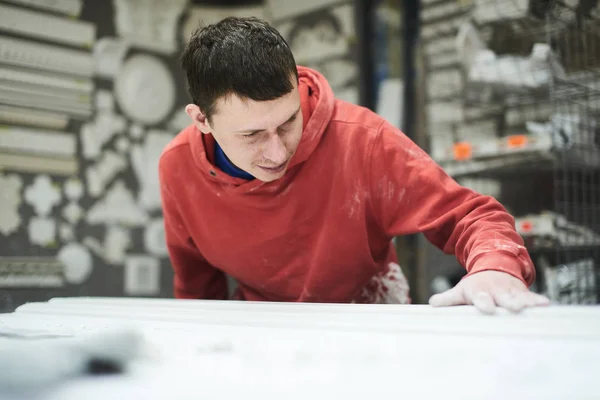 Masters Production Process Gypsum Products Handmade Stock Photo by ...