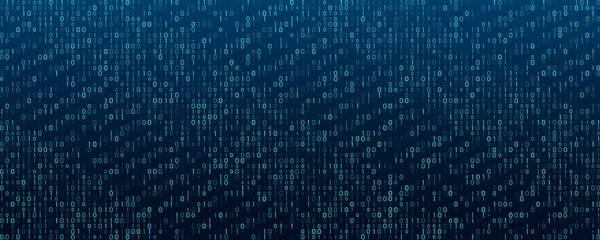 Stream Binary Matrix Code Screen Numbers Computer Matrix Concept Coding ...