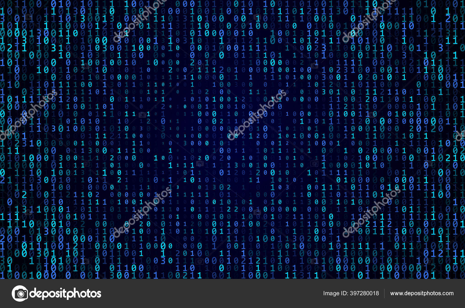 Stream Binary Matrix Code Screen Numbers Computer Matrix Concept Coding Stock Vector By