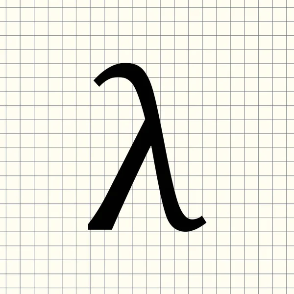 Greek Letter Lambda Symbol Background Rays Stock Vector Image by ...