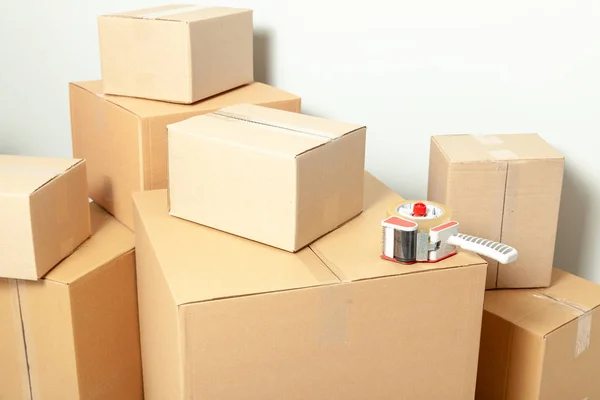 Office moving boxes Stock Photos, Royalty Free Office moving boxes ...