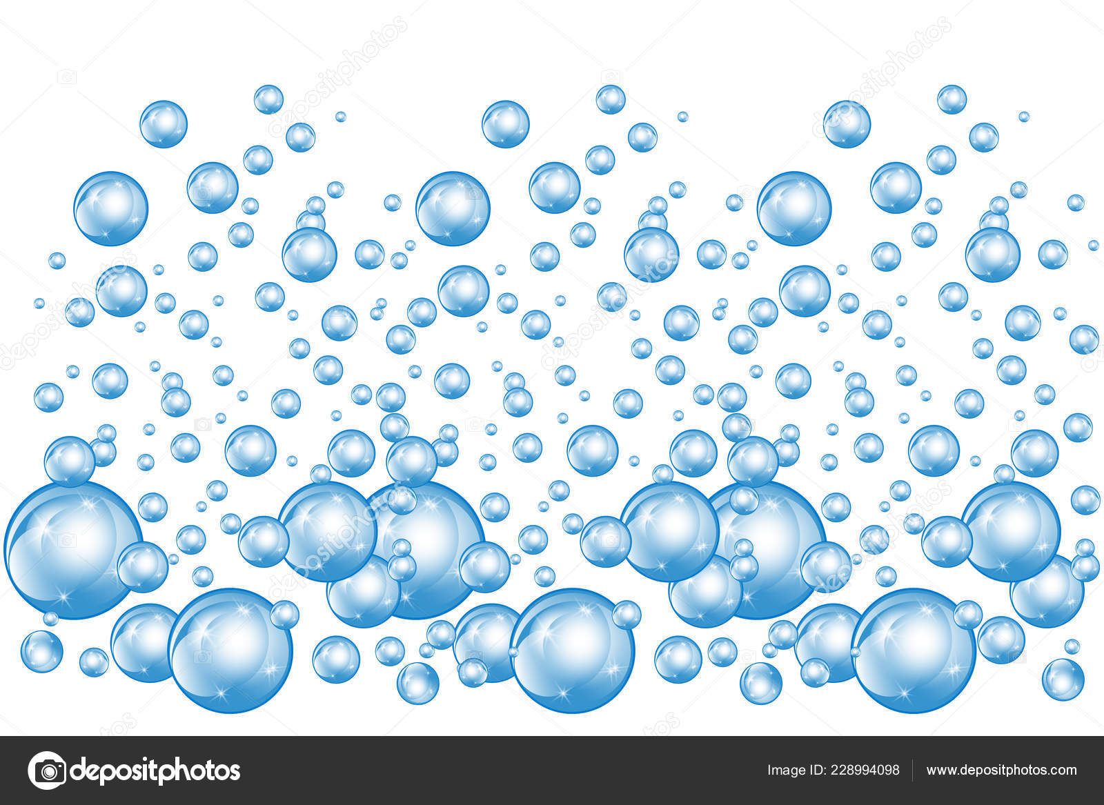 White Bubbles Wallpaper