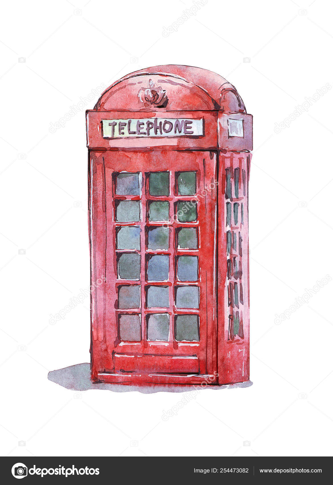 Telephone Box Drawing
