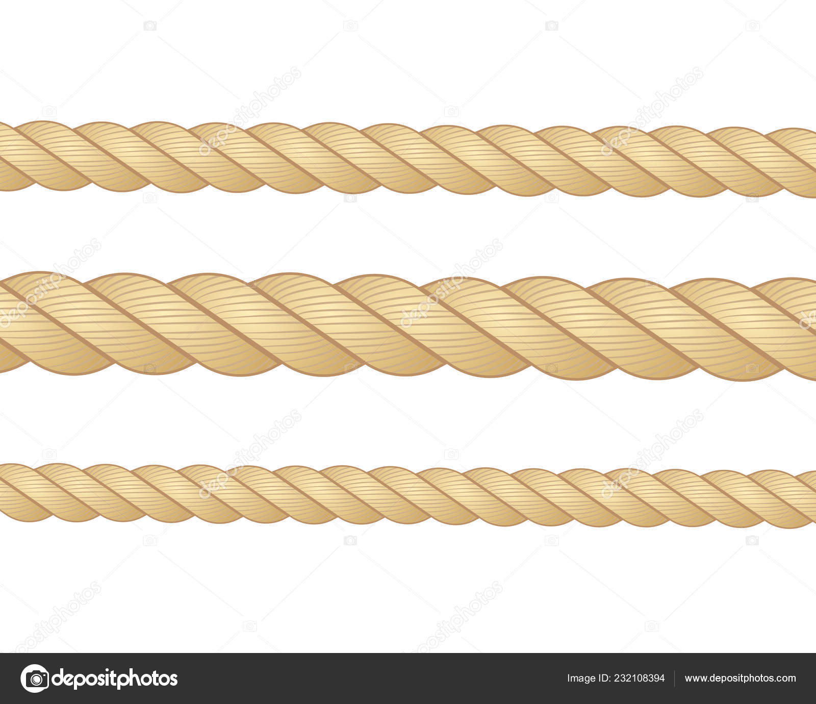 Nautical Rope Clipart Border