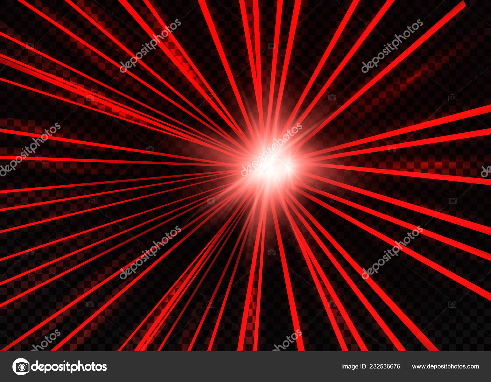 Red Laser Light Background