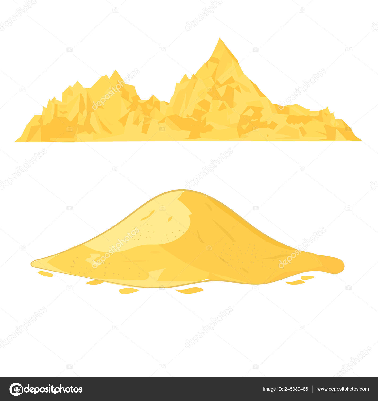 Pile Of Sand Vector