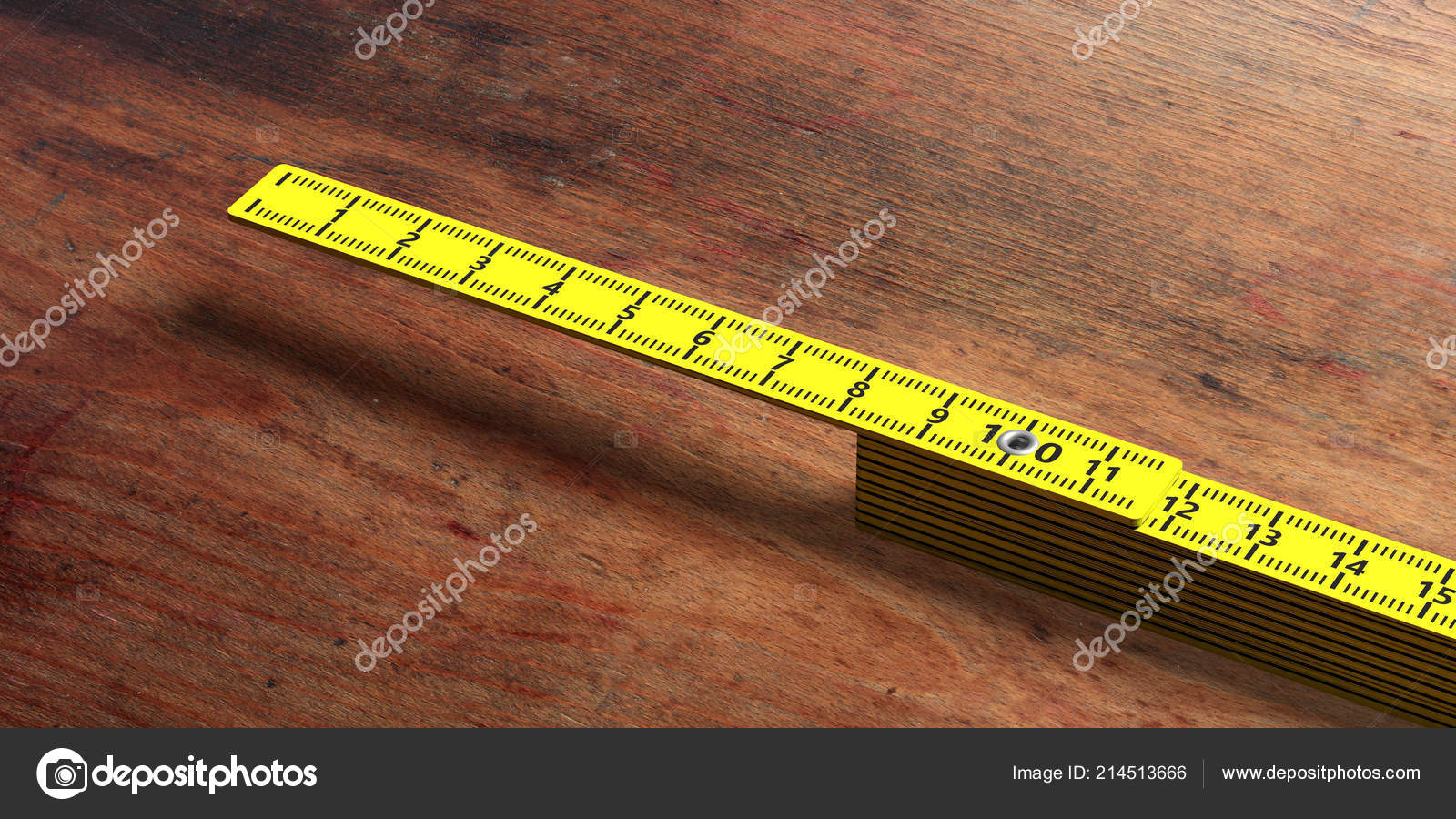 Wooden Meter Ruler