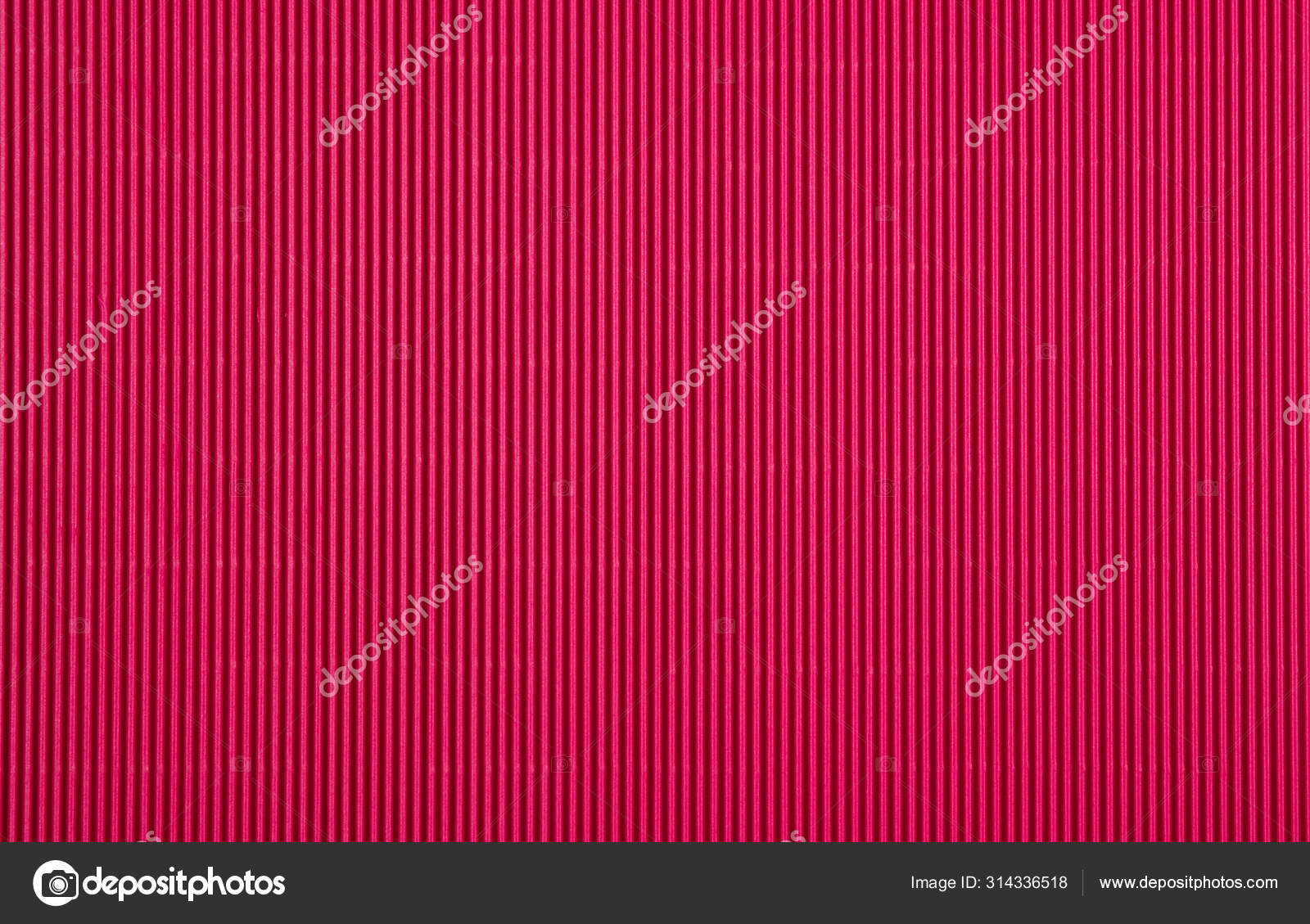 Pink color corrugated paperboard texture and background — Stock Photo ...