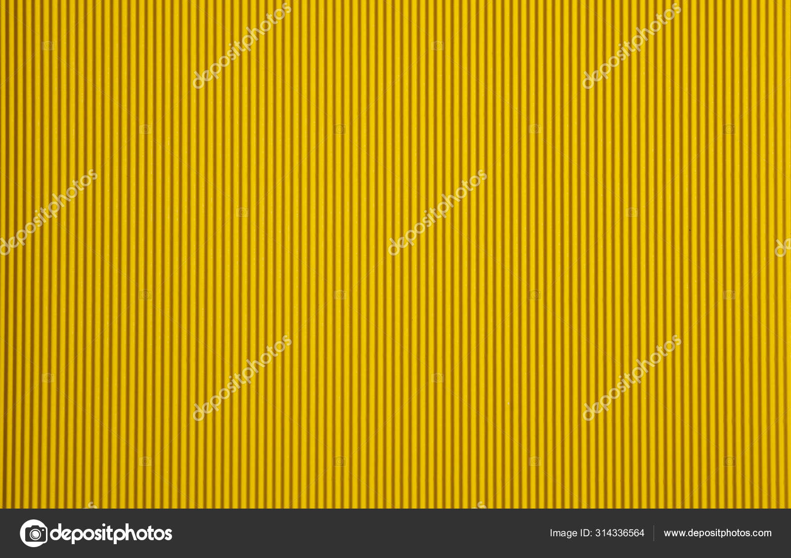 Yellow color corrugated paperboard texture and background Stock Photo ...
