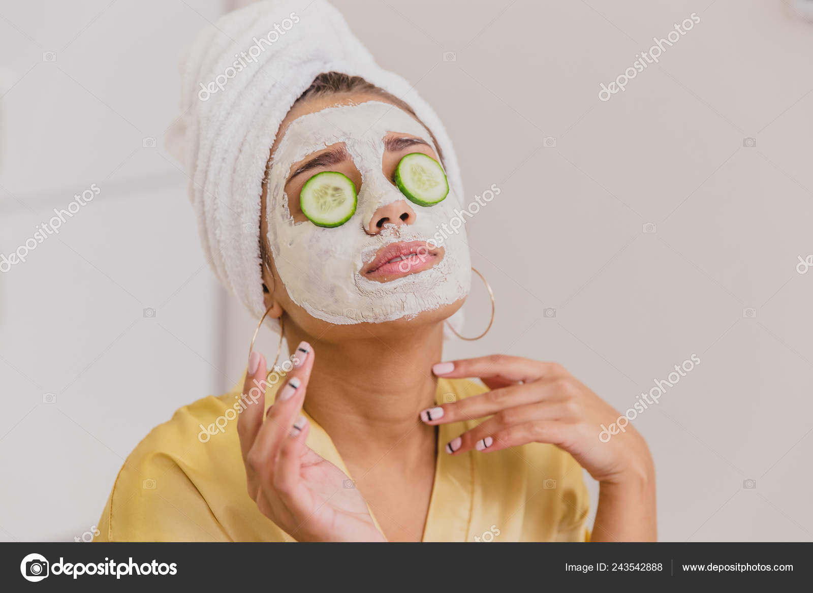 Spa Facial Cucumbers