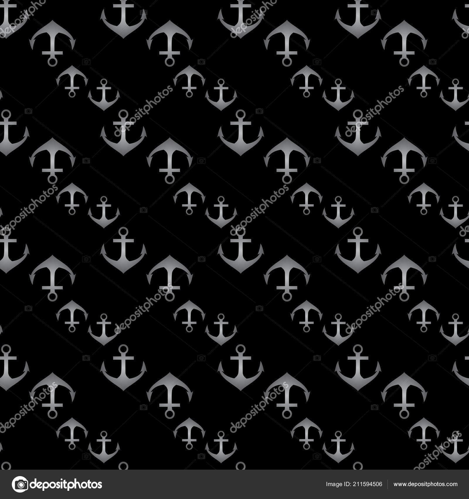 Nautical Cartoon Flat Repeating Pattern Illustration — Stock Vector ...