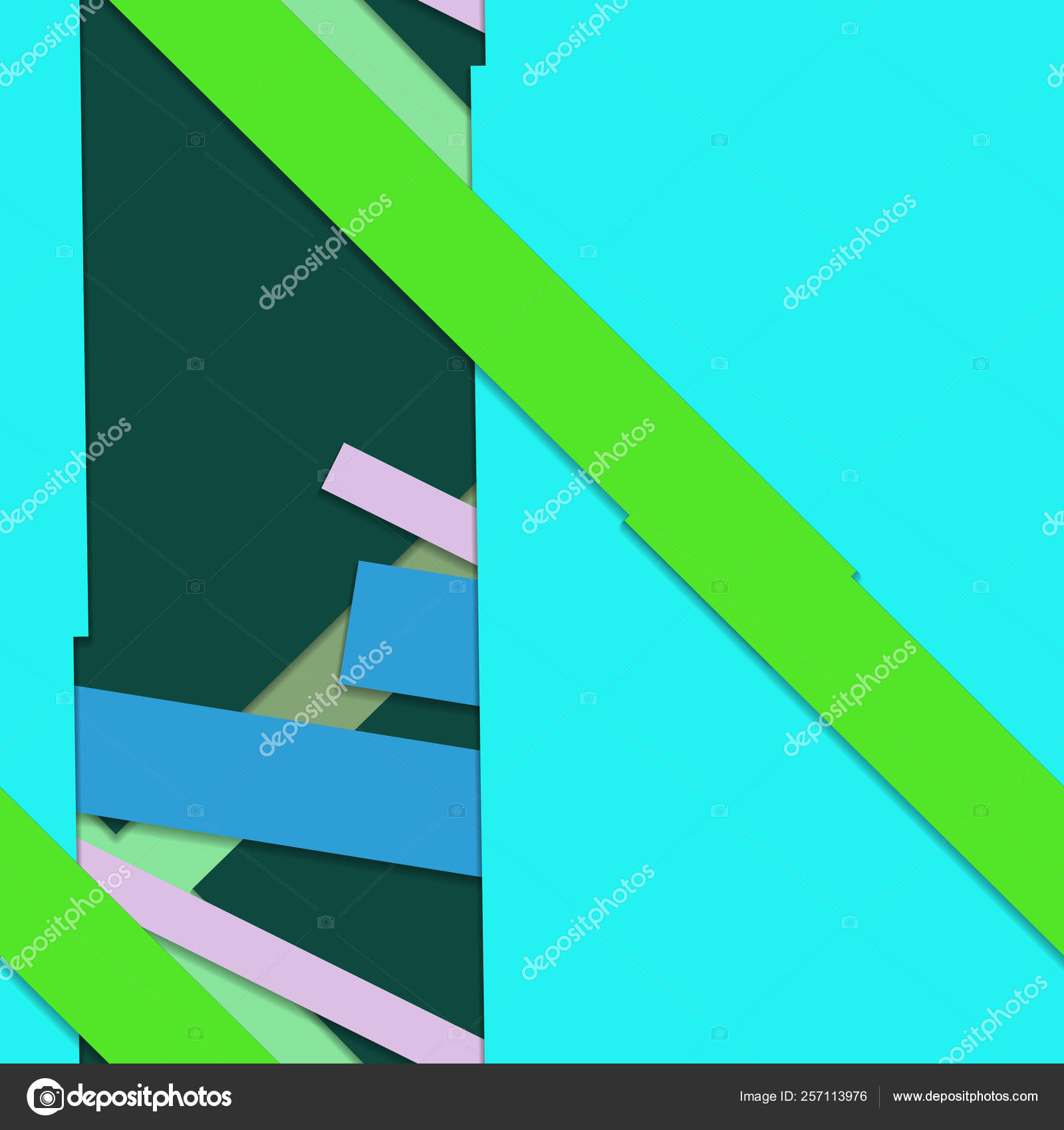 Flat Material Design Creative Vector Trend Seamless — Stock Photo ...