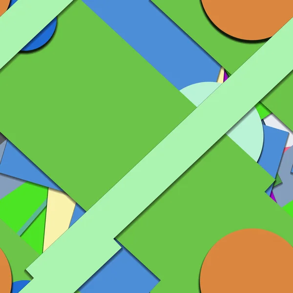 Creative bright colorful shapes background - Stock Image - Everypixel