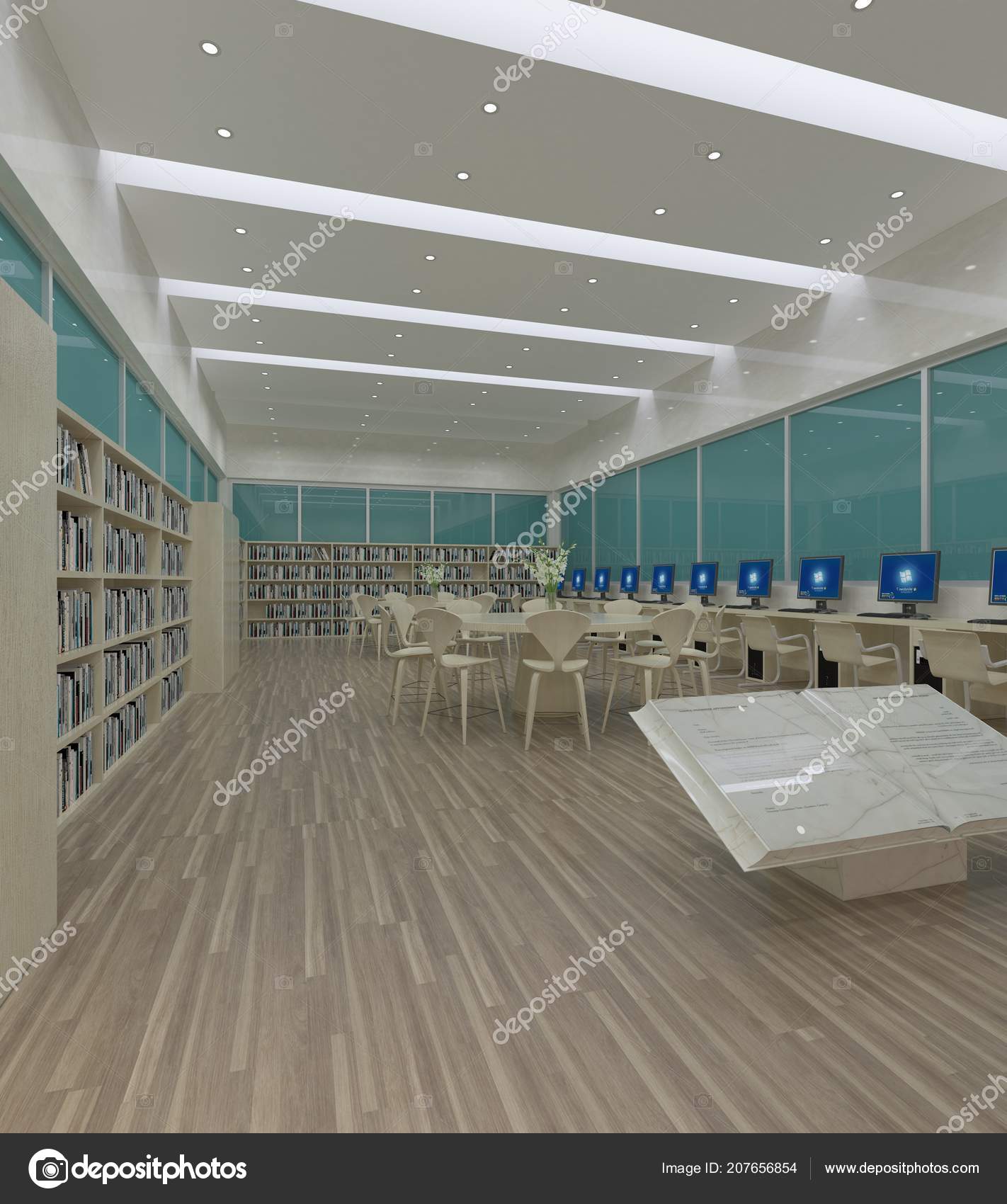 Render Empty Working Space Stock Photo by ©mtellioglu 207656854