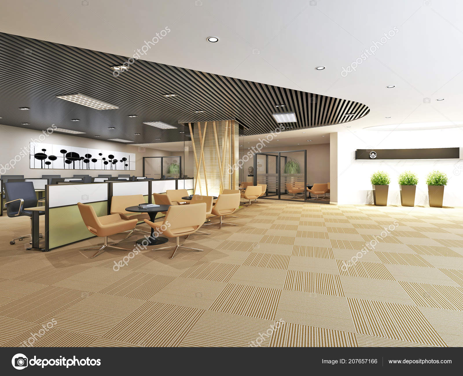 Render Empty Working Space Stock Photo by ©mtellioglu 207657166