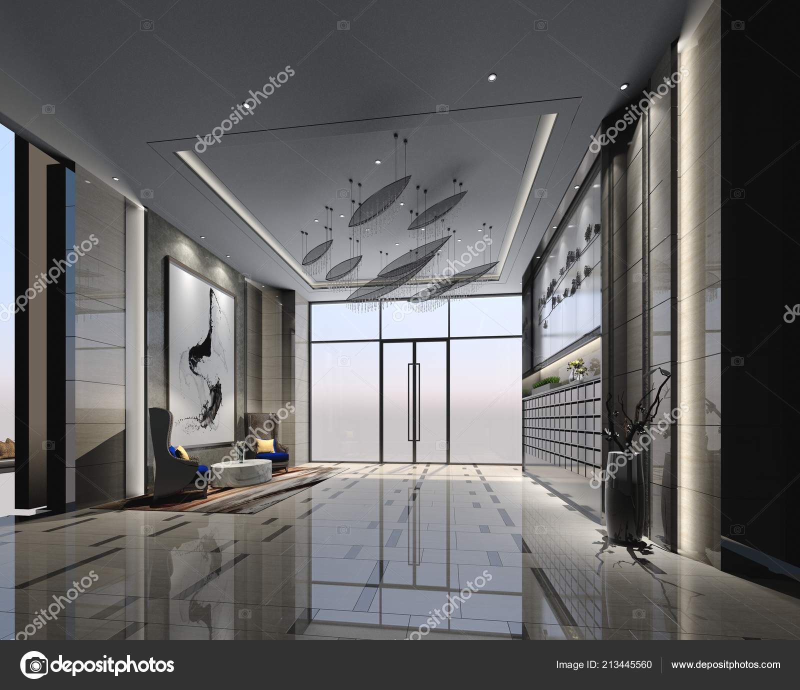 Modern Entrance Lobby