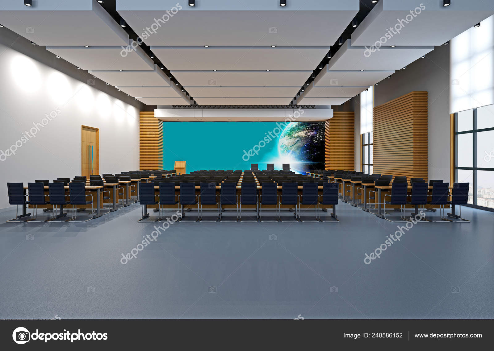 Render Conference Room — Stock Photo © mtellioglu #248586152