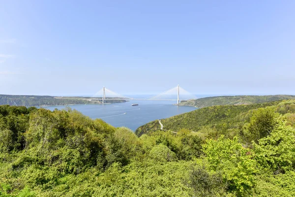 Aerial View Yavuz Sultan Selim Bridge Istanbul Bosphorus Stock Photo by ...