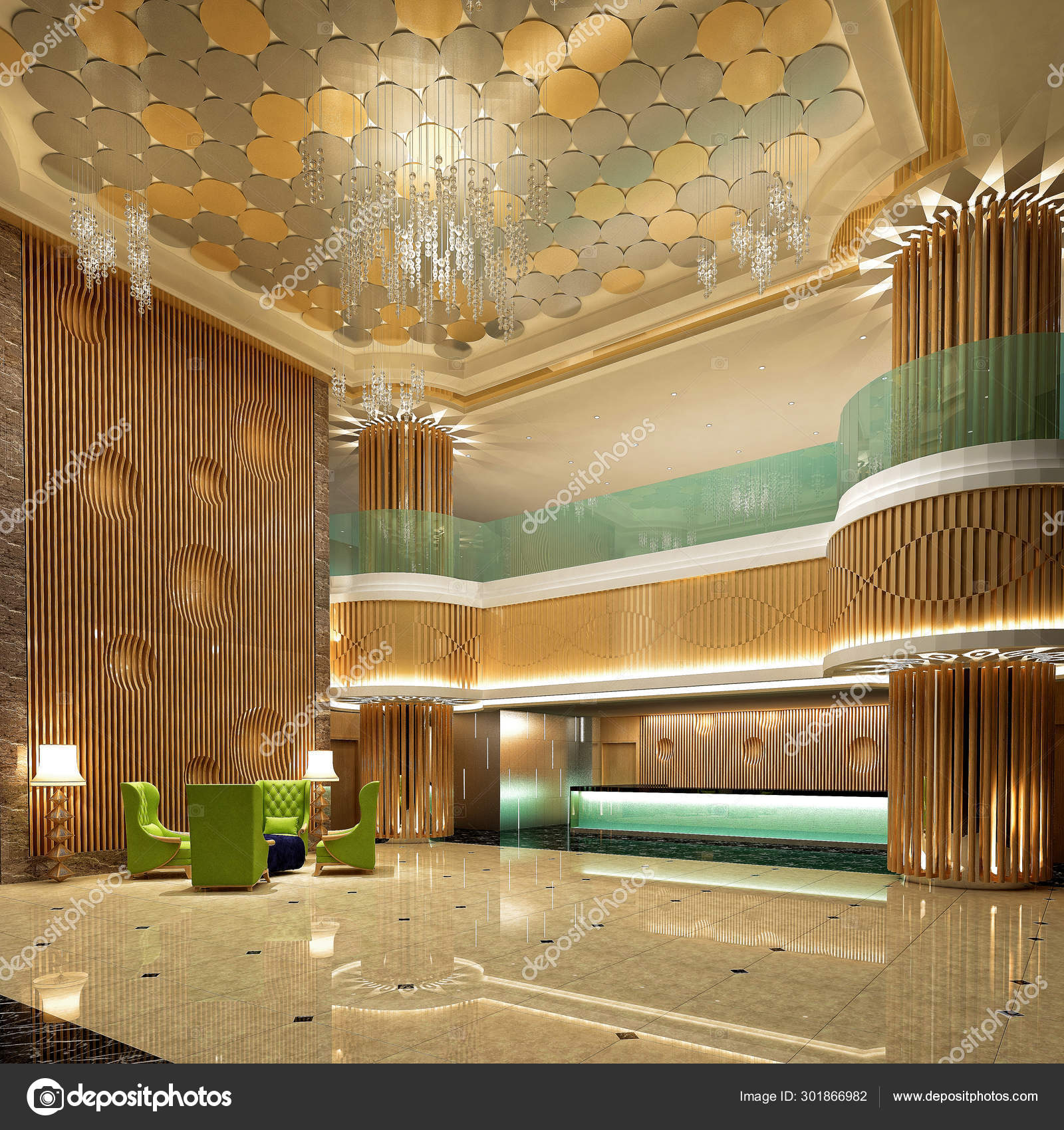 False Ceiling Designs For Hotel Lobby | Shelly Lighting