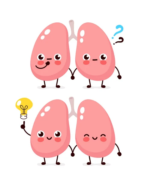 Pair of lungs Vector Art Stock Images | Depositphotos