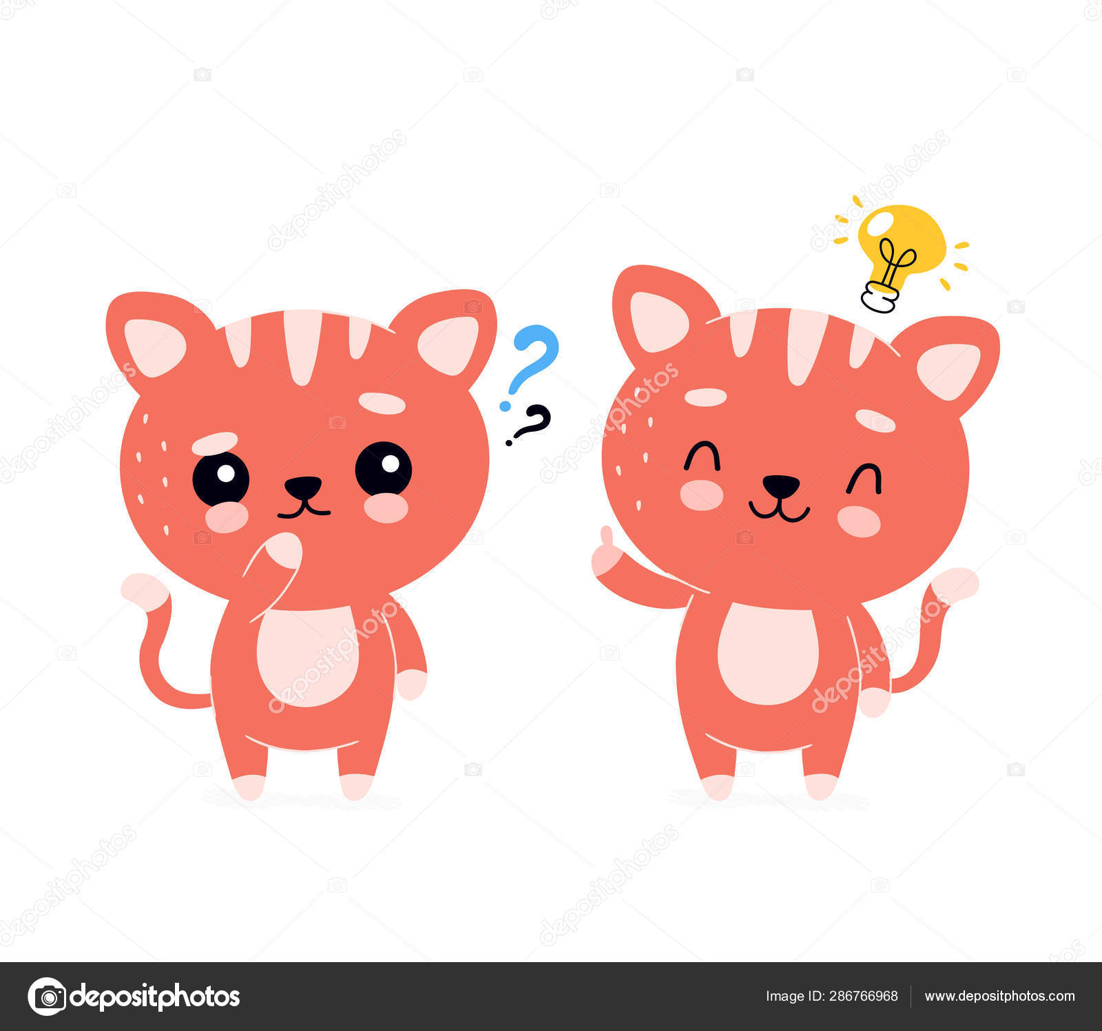 Funny Cat Question Mark