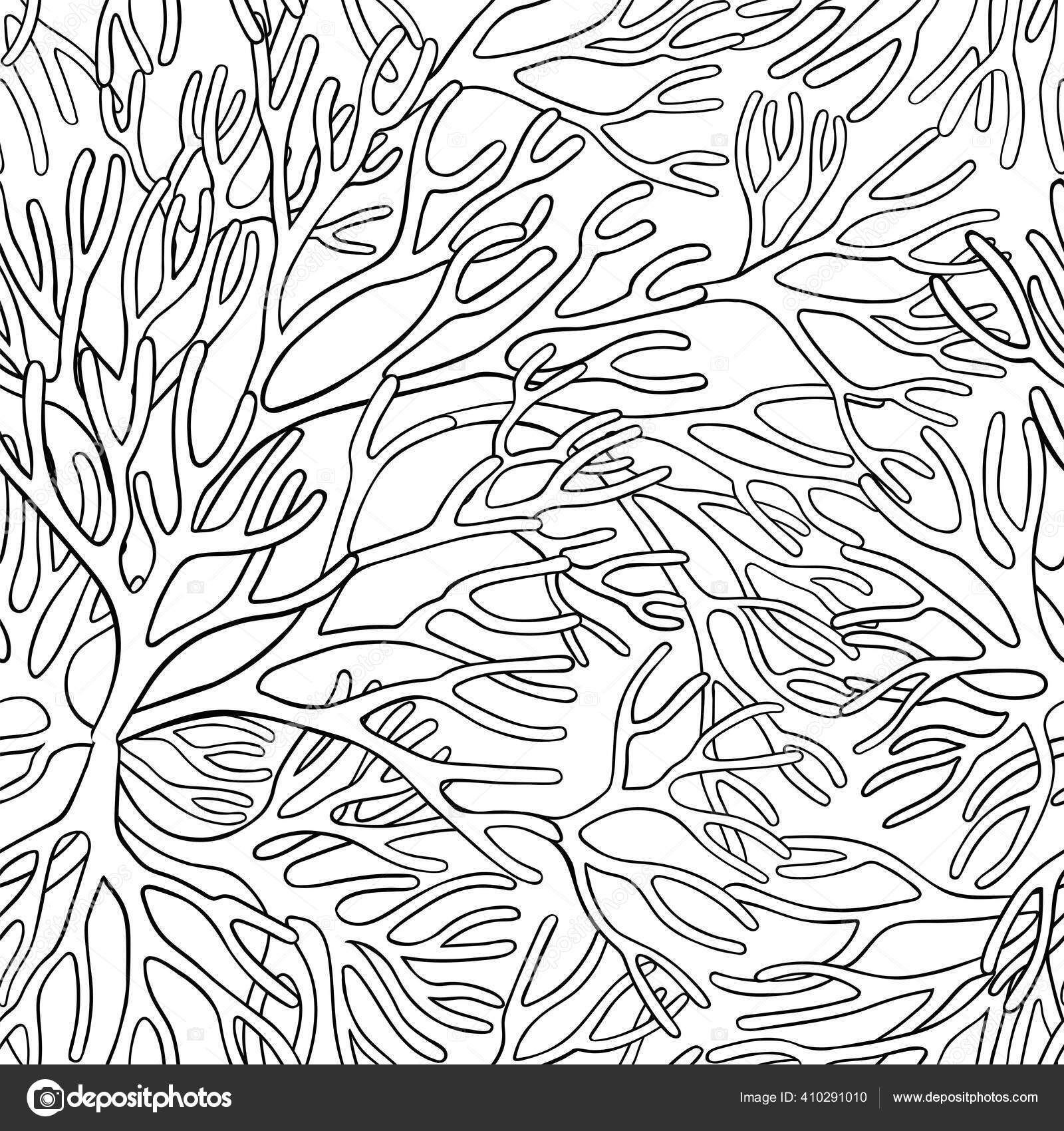 Sea moss pattern Stock Vector Image by ©cuttlefish84 #410291010