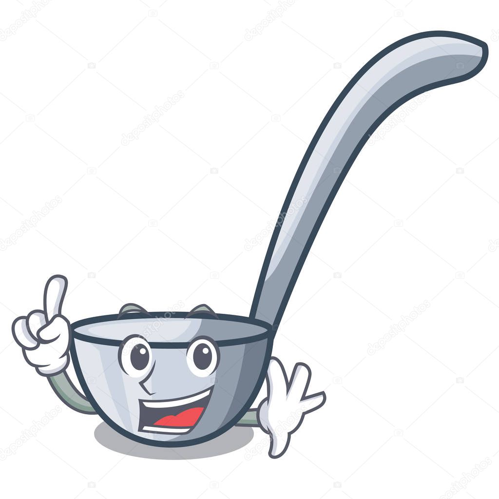 Cucharones de dedo en una mesa de dibujos animados de madera 2024