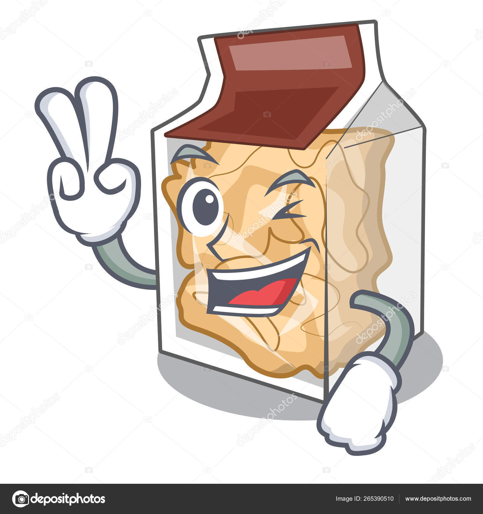 Two finger pork rinds in a cartoon jar Stock Vector by ©kongvector ...