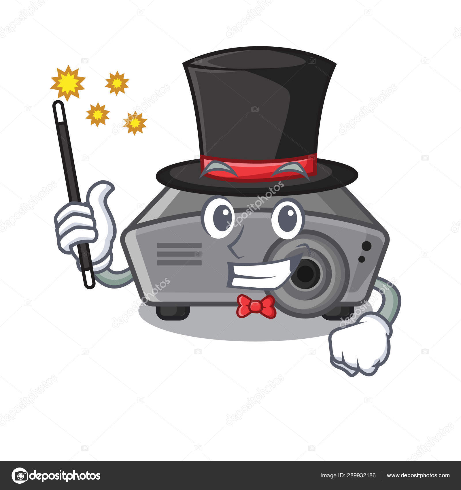 Magician projector toy in a cartoon chair — Stock Vector © kongvector ...