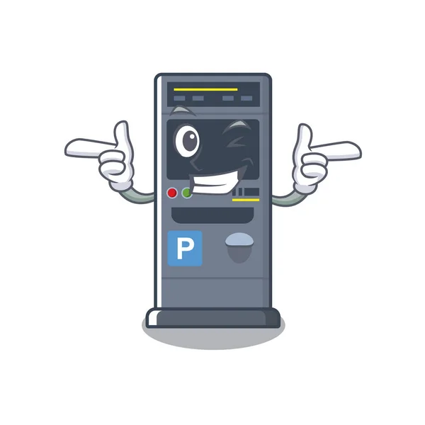 Detective parking vending machine the cartoon shape Stock Illustration ...