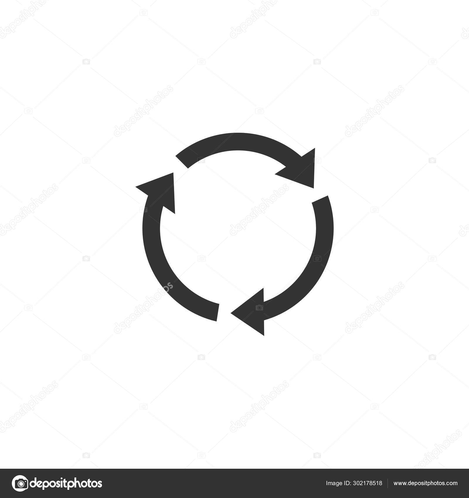 Icône de vecteur de recyclage. Recycler le symbole. Recycler le panneau ...