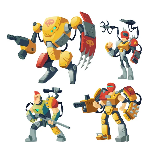Transformer battle robots cartoon vector set Stock Vector Image by ...