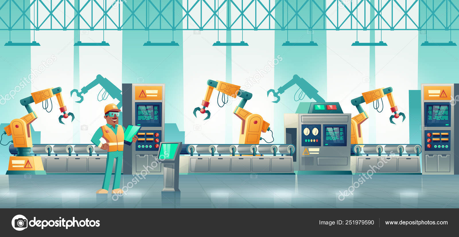 Production Line Animation