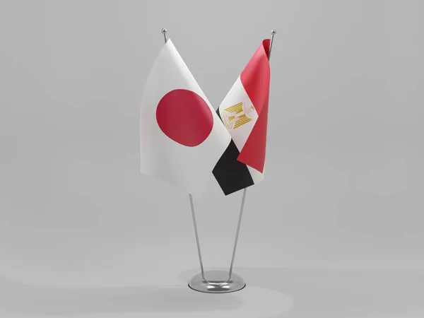 Vietnam Japan Cooperation Flags White Background Render — Stock Photo ...