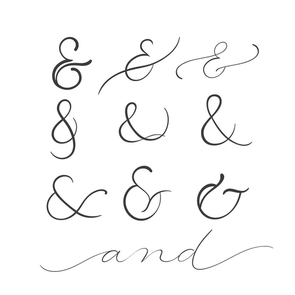 Letter c calligraphy | Set of Hand drawn vector calligraphy letter C ...