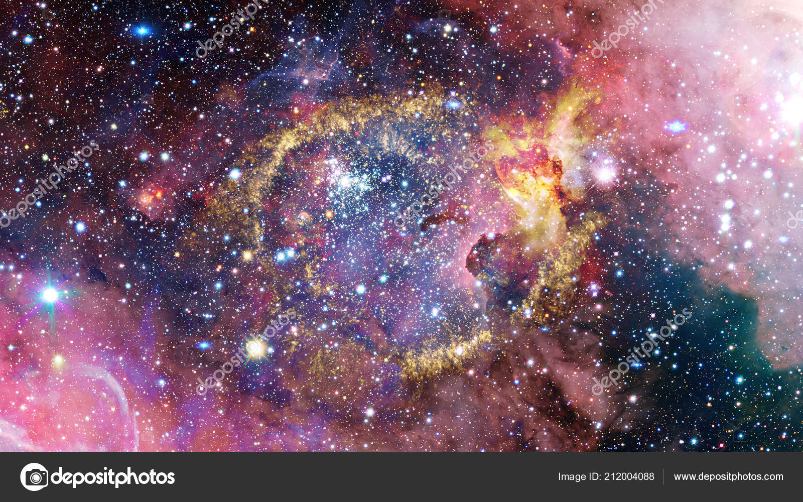 Helix Nebula Deep Space Elements Image Furnished Nasa — Stock Photo ...