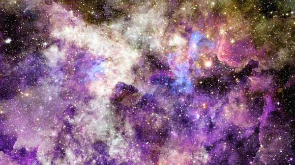 Background of the universe. Star cluster and nebula - A cloud in space ...