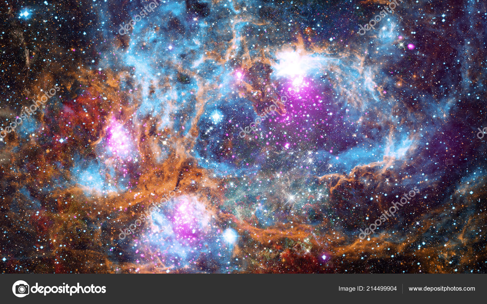 Reflection Nebula Site Star Formation Elements Image Furnished Nasa ...