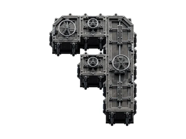 Protected Metal Storage Font — Stock Photo © vrender #394818322